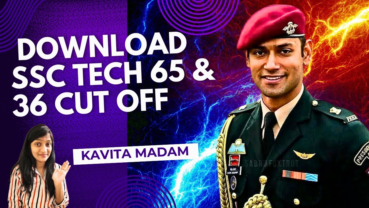 SSC TECH 65 CUTOFF | SSCW 36 CUTOFF | BY KAVITA MADAM | NOTES, VIDEO ...