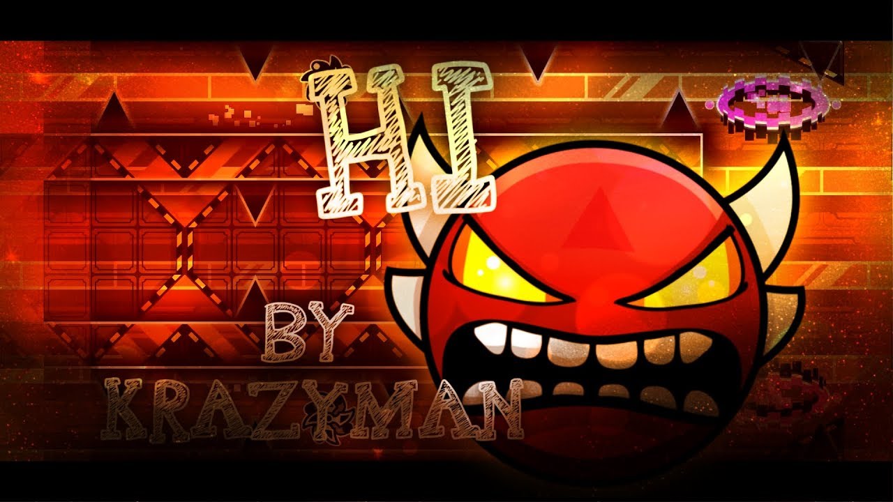 Hi by Krazyman50 (Insane Demon) | Geometry Dash - YouTube