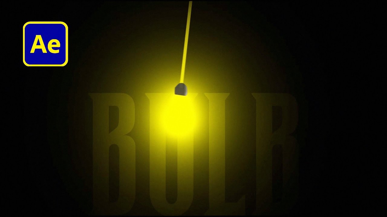 Light Bulb Pendulum Animation in After Effects 2026 | Text Reveal Tutorial - YouTube