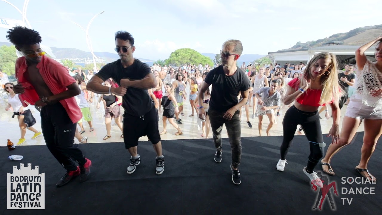 Salsa Pool Party Animation - 3rd Bodrum Latin Dance Festival - YouTube