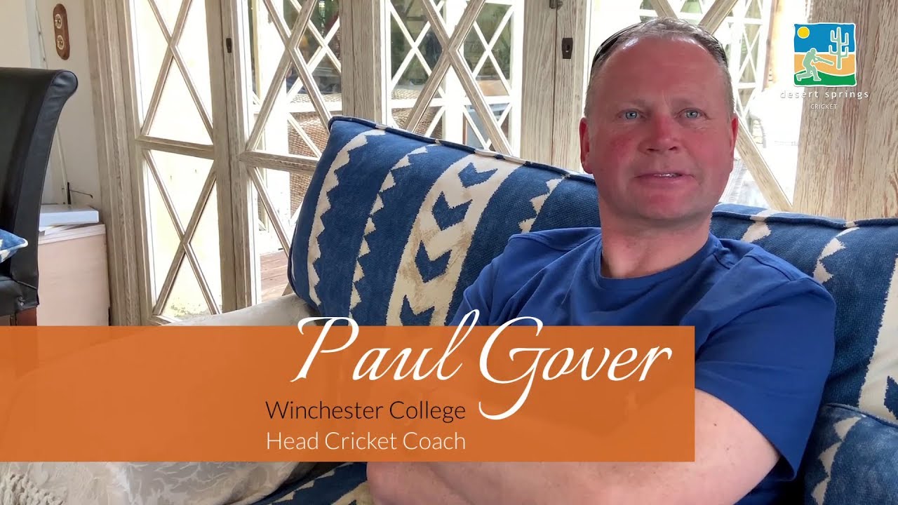 Desert Springs Cricket - Team Talk with Paul Gover from Winchester ...