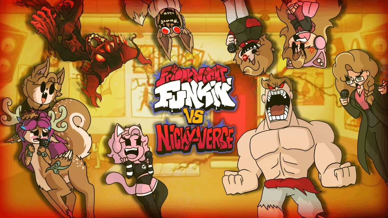 🟥🍥 Впечатляющая семейка!!! 🍥🟥🍥 FNF - Vs. The Nicky-Verse MOD 🍥🟥 - YouTube