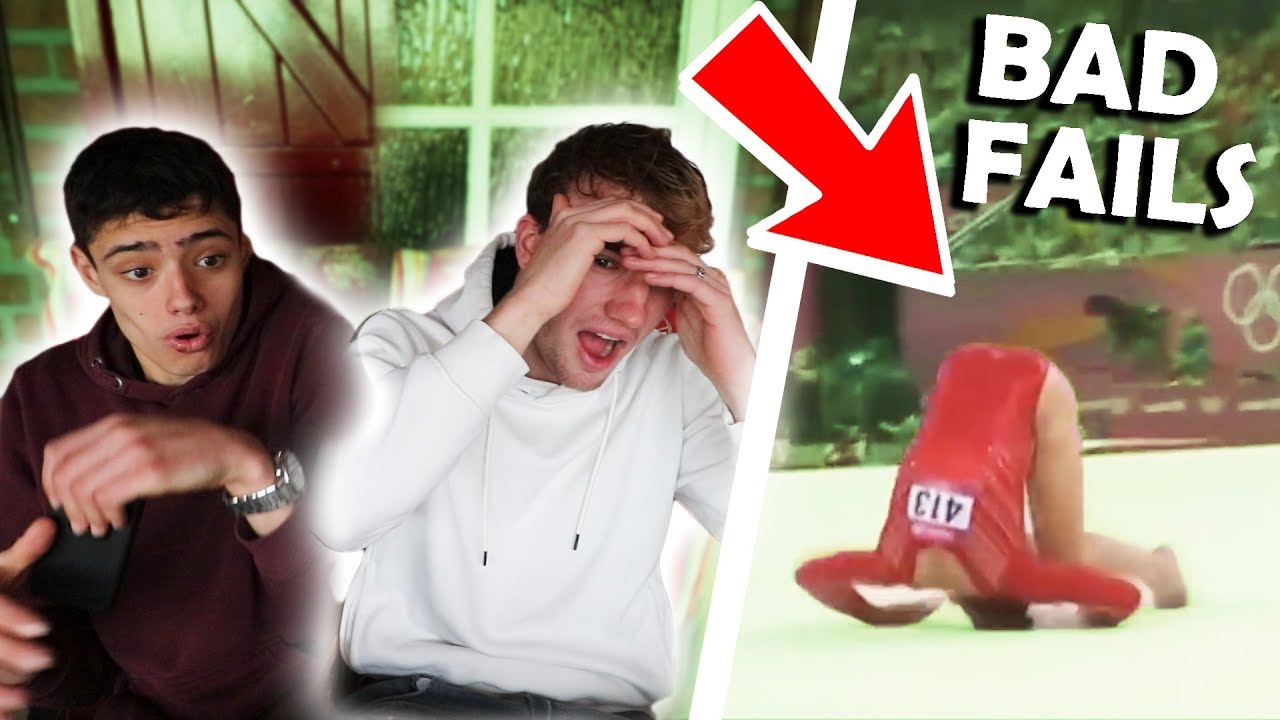 REACTING TO BAD GYMNASTICS FAILS! - YouTube