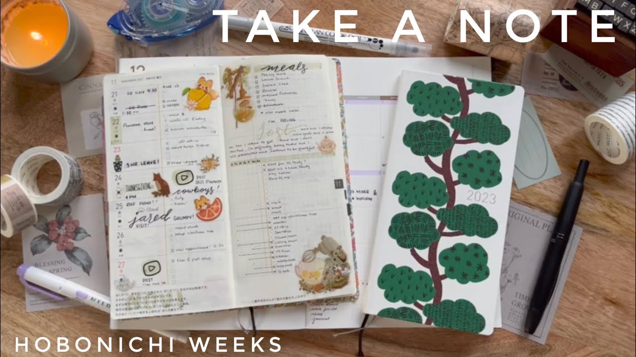 2023 Take A Note A5 Planner Setup v. Hobonichi Weeks? - Part I - YouTube