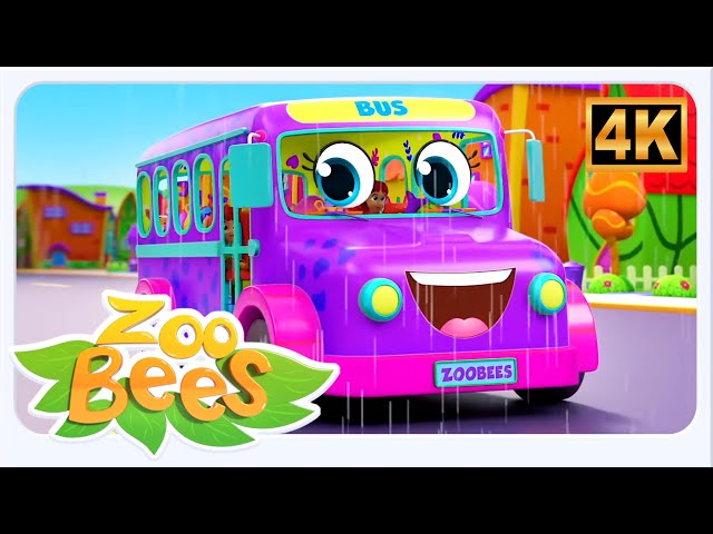 Wheels On The Bus, 4k Nursery Rhymes And Preschool Songs - Videos For Kids