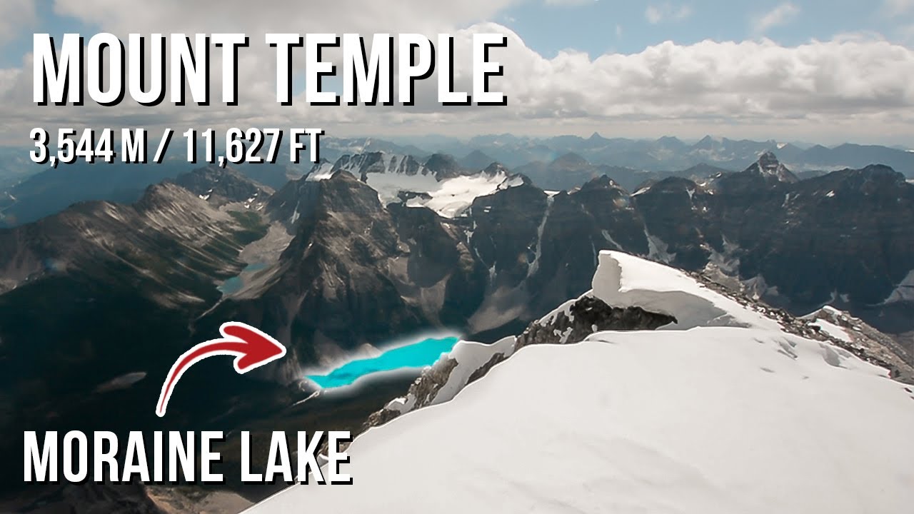 Mount Temple Hike near Moraine Lake - Canadian Rockies Road Trip (3/8 ...