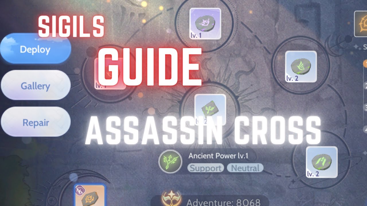 ROO: Sigils Recommendation: Assassin Cross | SD Type | SIGILS - YouTube