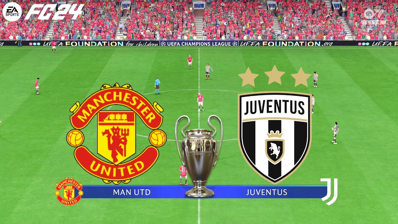 FC 24 | Manchester United vs juventus - UEFA Champions League - PS5 ...