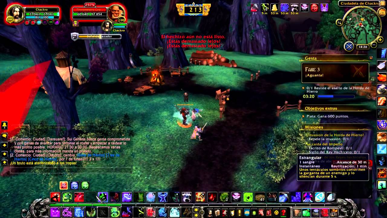 Wow Warlord of Daenor Ataque a mi ciudadela - YouTube