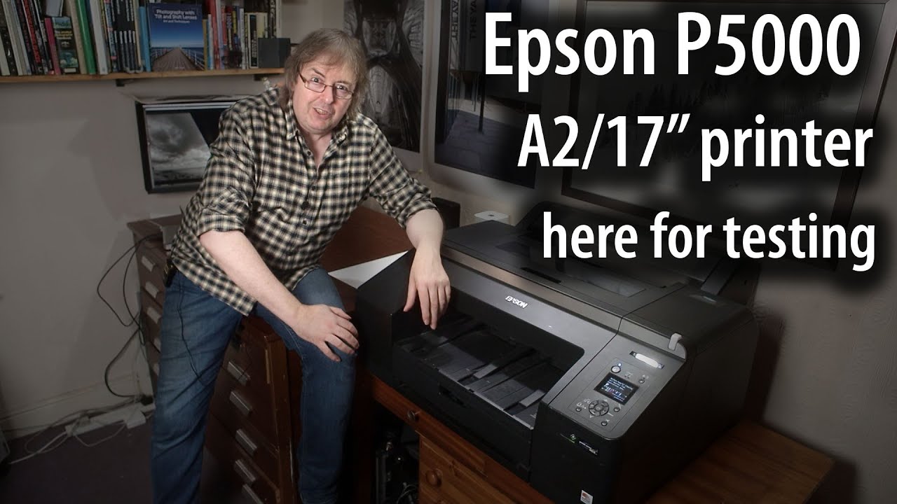 Epson P5000 [17" A2] printer set up for testing and review - YouTube