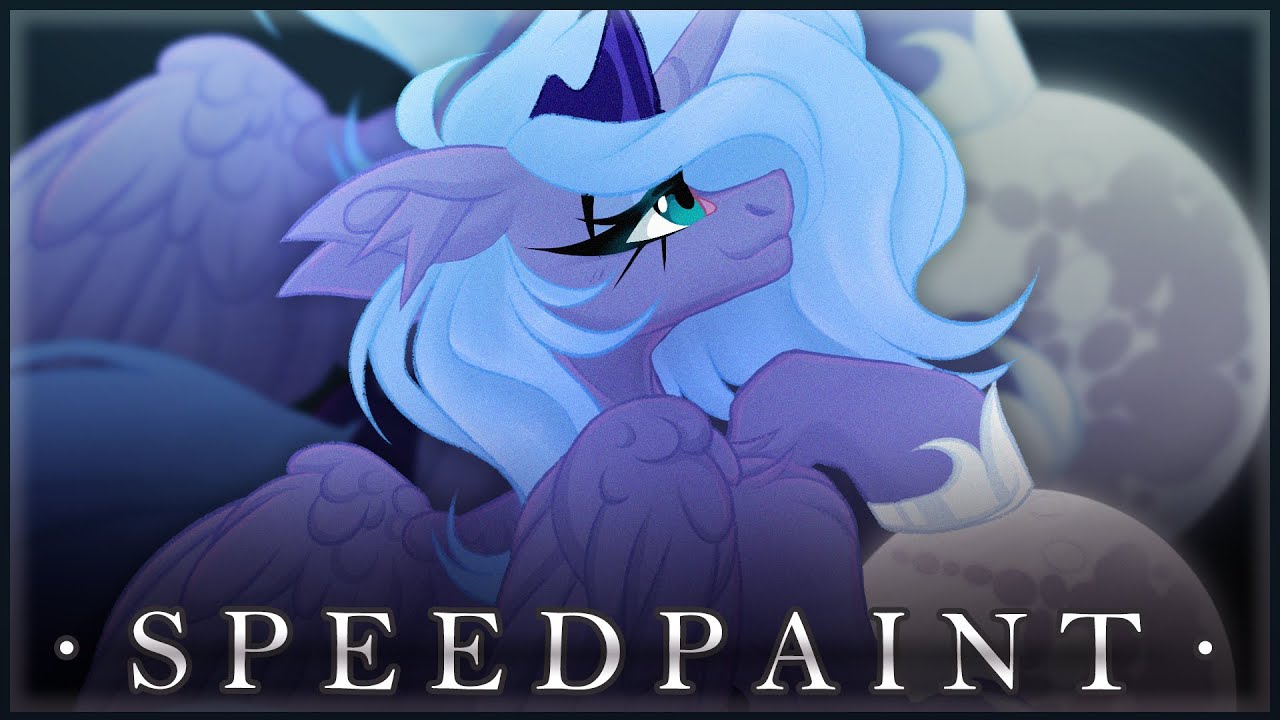 Princess 'Woona' Luna [Chibi] - MLP Canon Speedpaint - YouTube