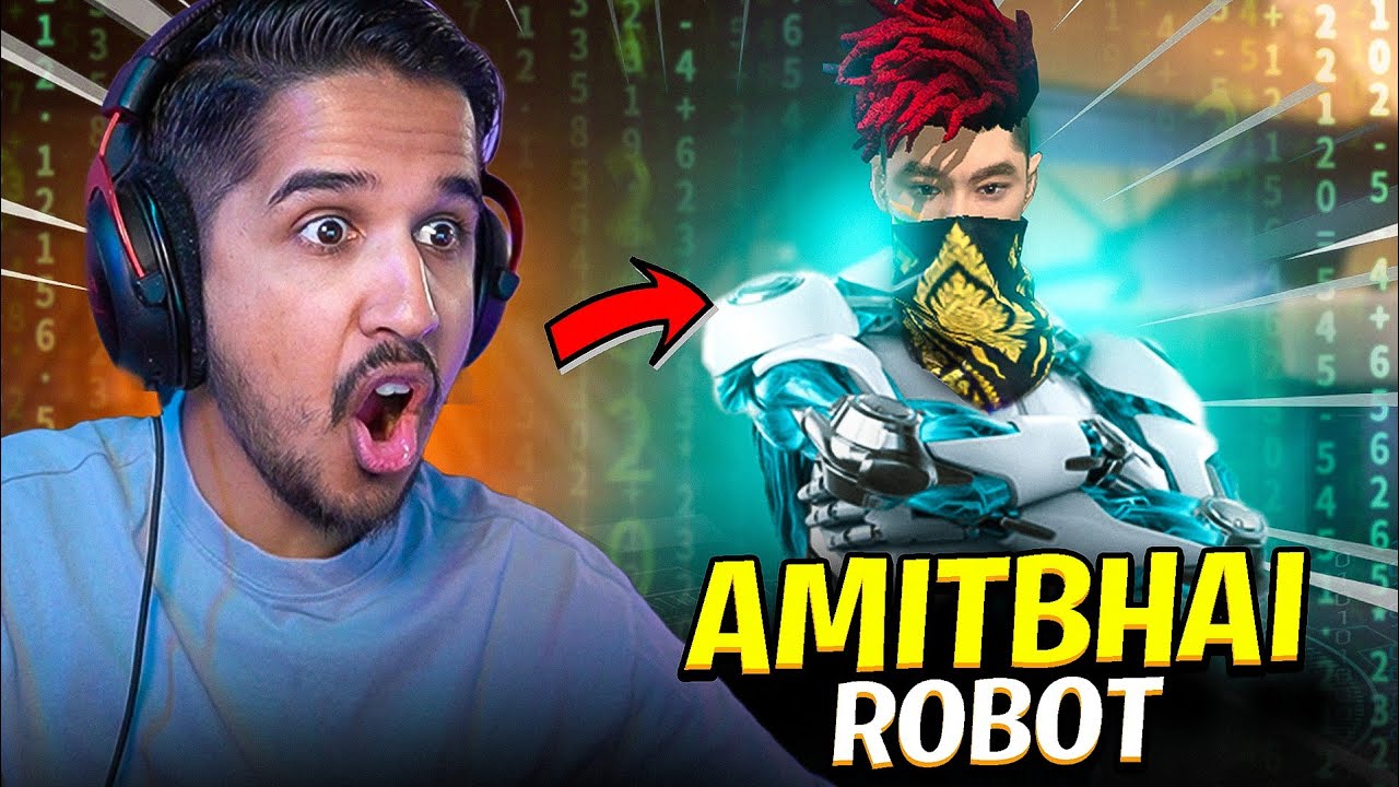 I made AI Robot Character of AMITBHAI in freefire ! - YouTube