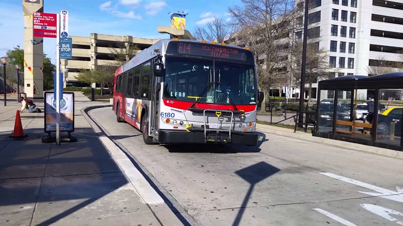 WMATA New Flyer D40LFR 6180 - YouTube