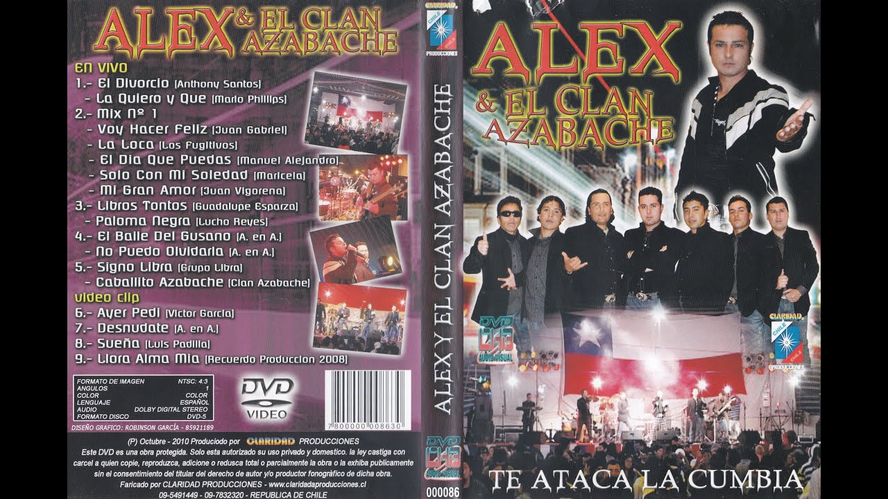 Alex y el Clan Azabache - Te Ataca la Cumbia En Vivo - YouTube