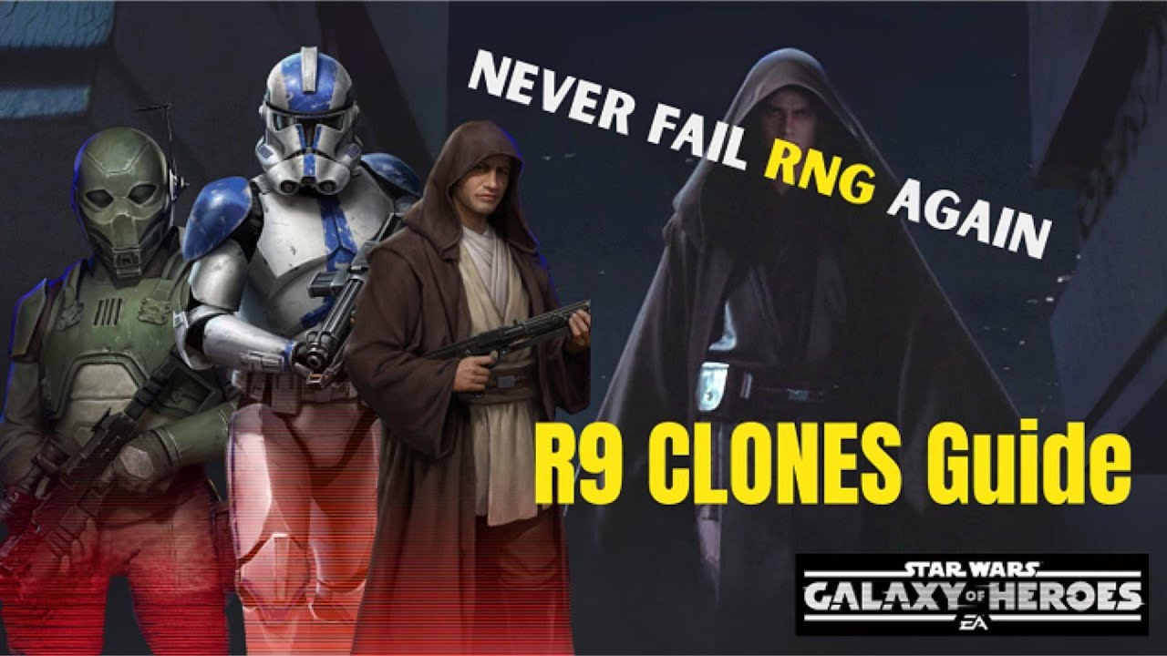 SWGOH - Order 66 Raid - Clones R9 (how minimze RNG) - YouTube