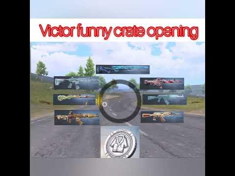 Victomr funny 😂😂 crate opening || #pubgmobile | #shorts | #shortsvideo |#bgmi | #short | #pubg ...