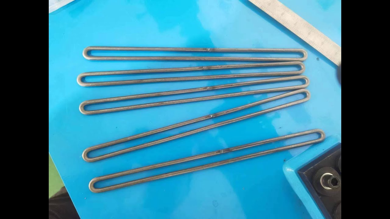 Machine to form and weld brackets for Fan Guard Grill - YouTube