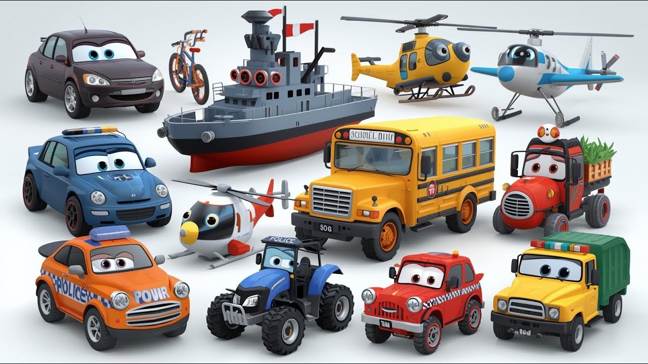 Vehicle ABC World: A Fun Alphabet Ride with All Your Favorite Vehicles ...