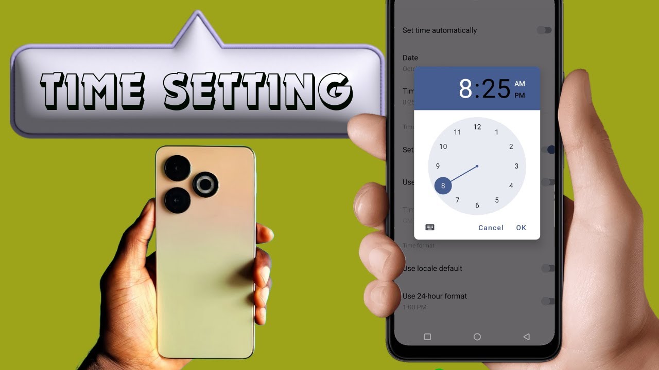 How to set date and time in Infinix smart 8 hd | Infinix smart 8 hd me ...