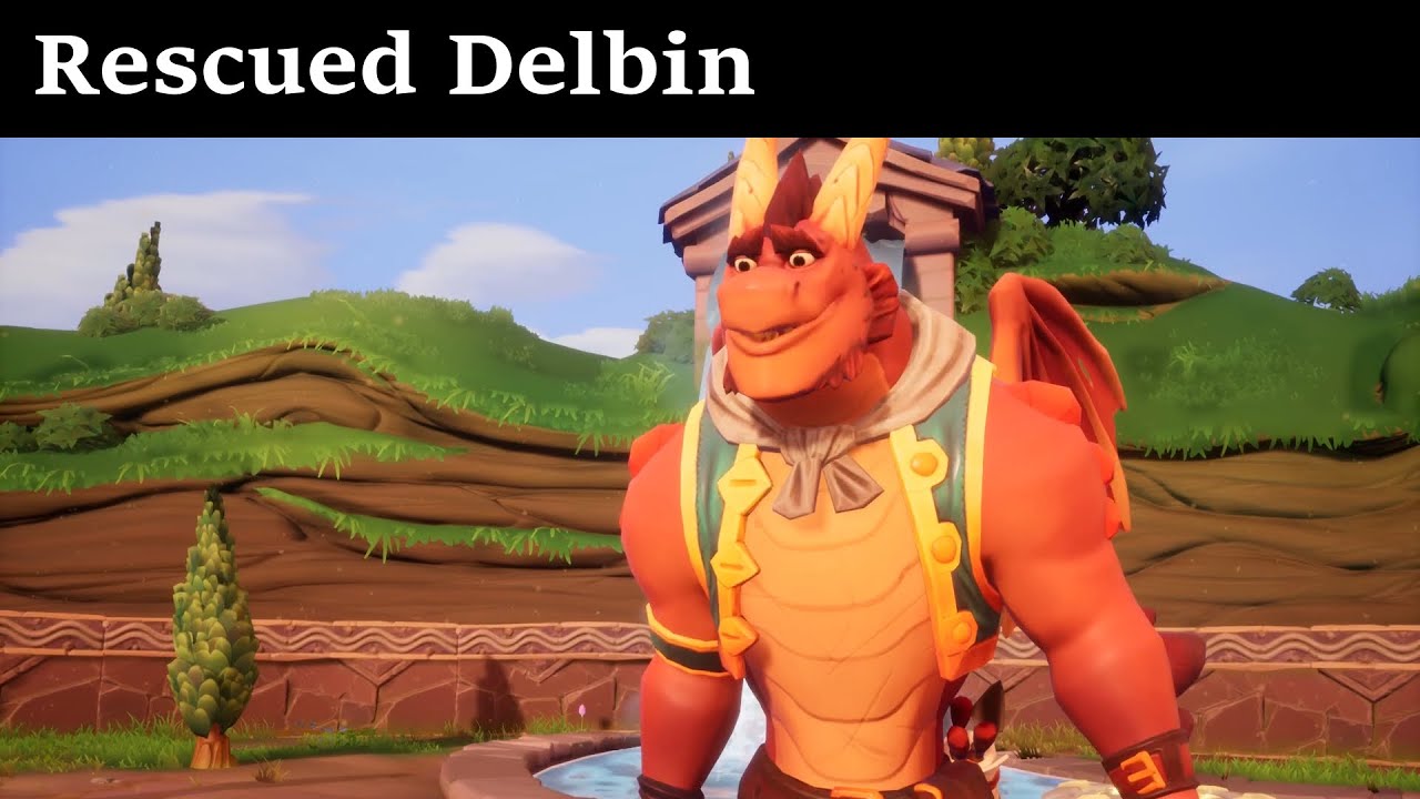 Spyro The Dragon (remake) | Rescued Delbin - YouTube