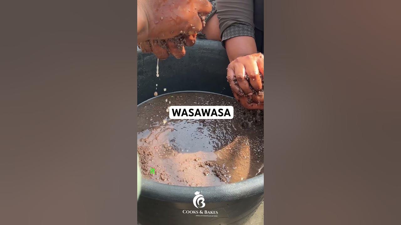 How to make Wasawasa a northern Ghanaian Food made out of Yam Peels.#giveityourbestshort # ...