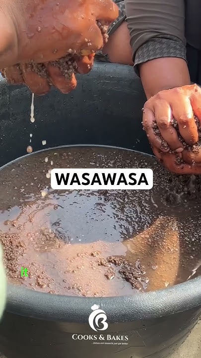 How to make Wasawasa a northern Ghanaian Food made out of Yam Peels.#giveityourbestshort # ...