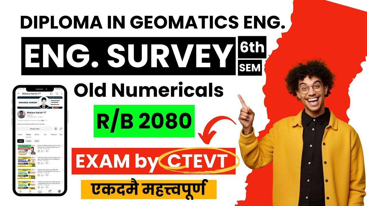Engineering Survey Old Numerical Questions of Diploma in Geomatics ...