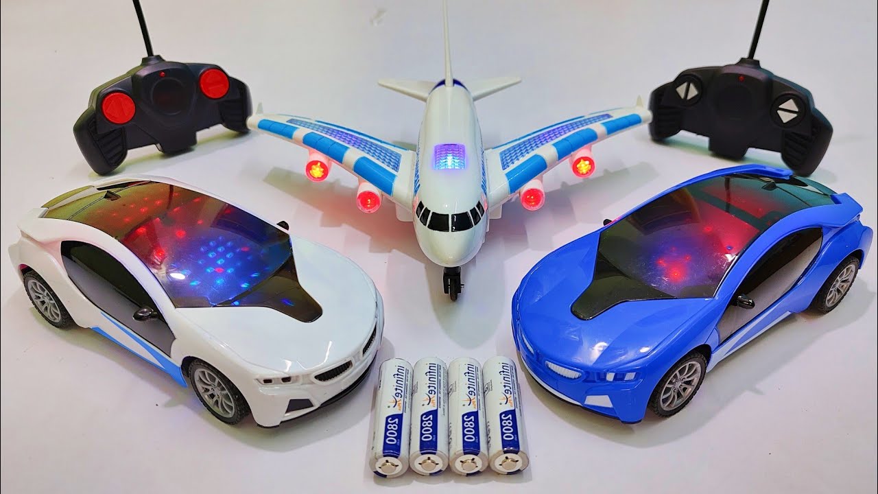 3D Lights Rc Airbus A380 and Remote Control Car, 3d lights rc car ...