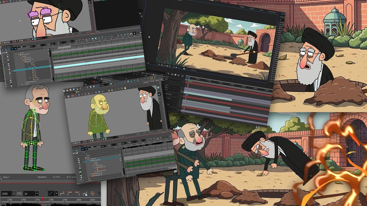 پشت صحنه ساخت انیمیشن- Animation Behind the Scenes - YouTube