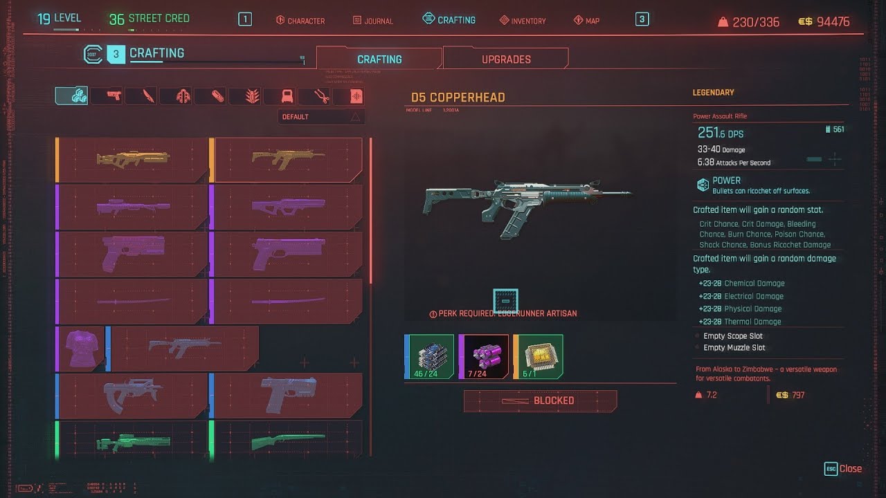 I Accidentally Found a Blueprint(D5 COPPERHEAD Blueprint) Cyberpunk ...