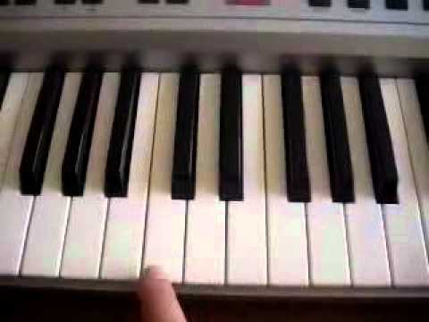 Meditatii orga clape tutoriale Ton-Semiton Clapele negre - YouTube