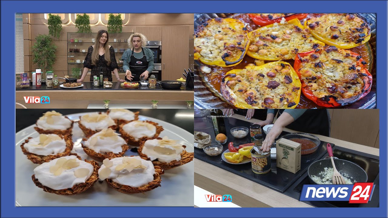 Speca të mbushur me bullgur / Kupa tërshëre të mbushura (Receta nga ...