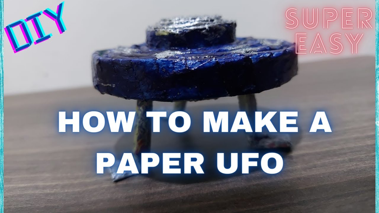 How to make a paper UFO[EASY][Eric's Hacks] - YouTube