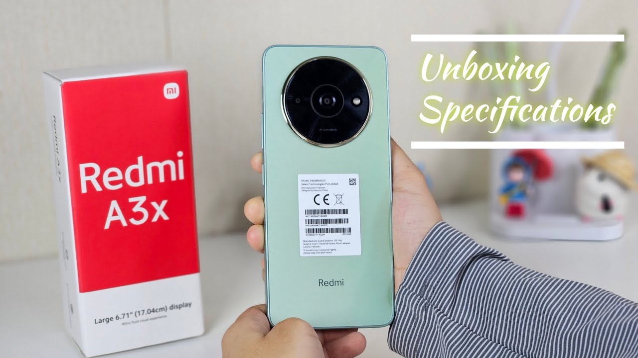 Xiaomi Redmi A3x | Unboxing - Specs | Jeon Milabu - YouTube