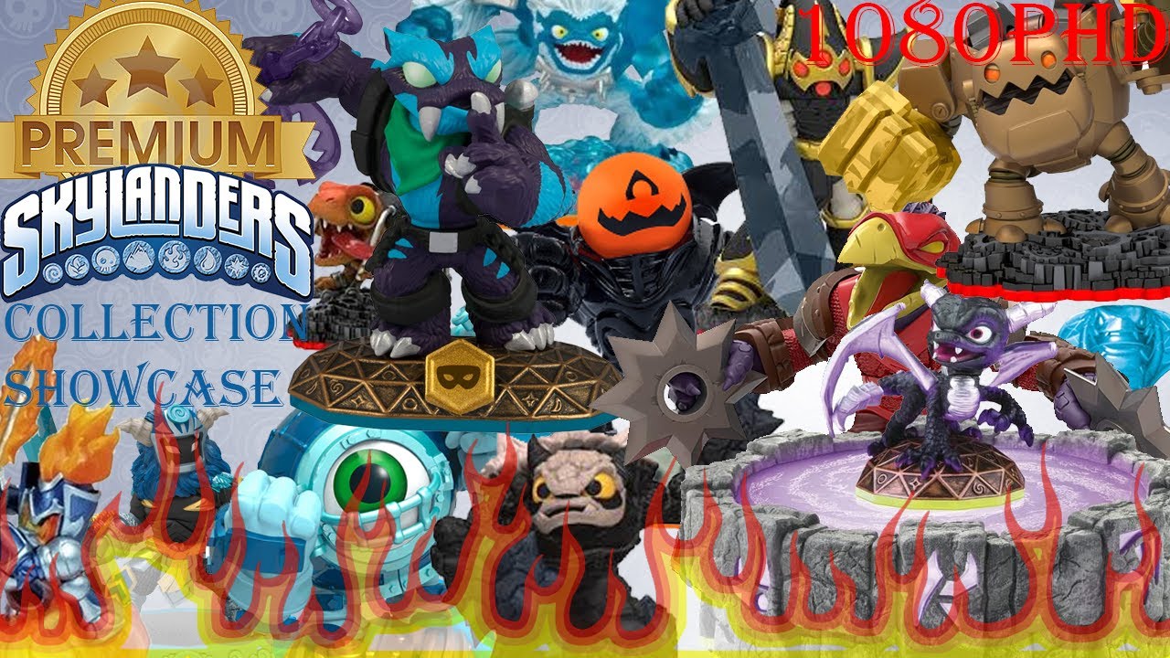 Skylanders PREMIUM Collection Showcase || Figurines Updated For 2021 ...