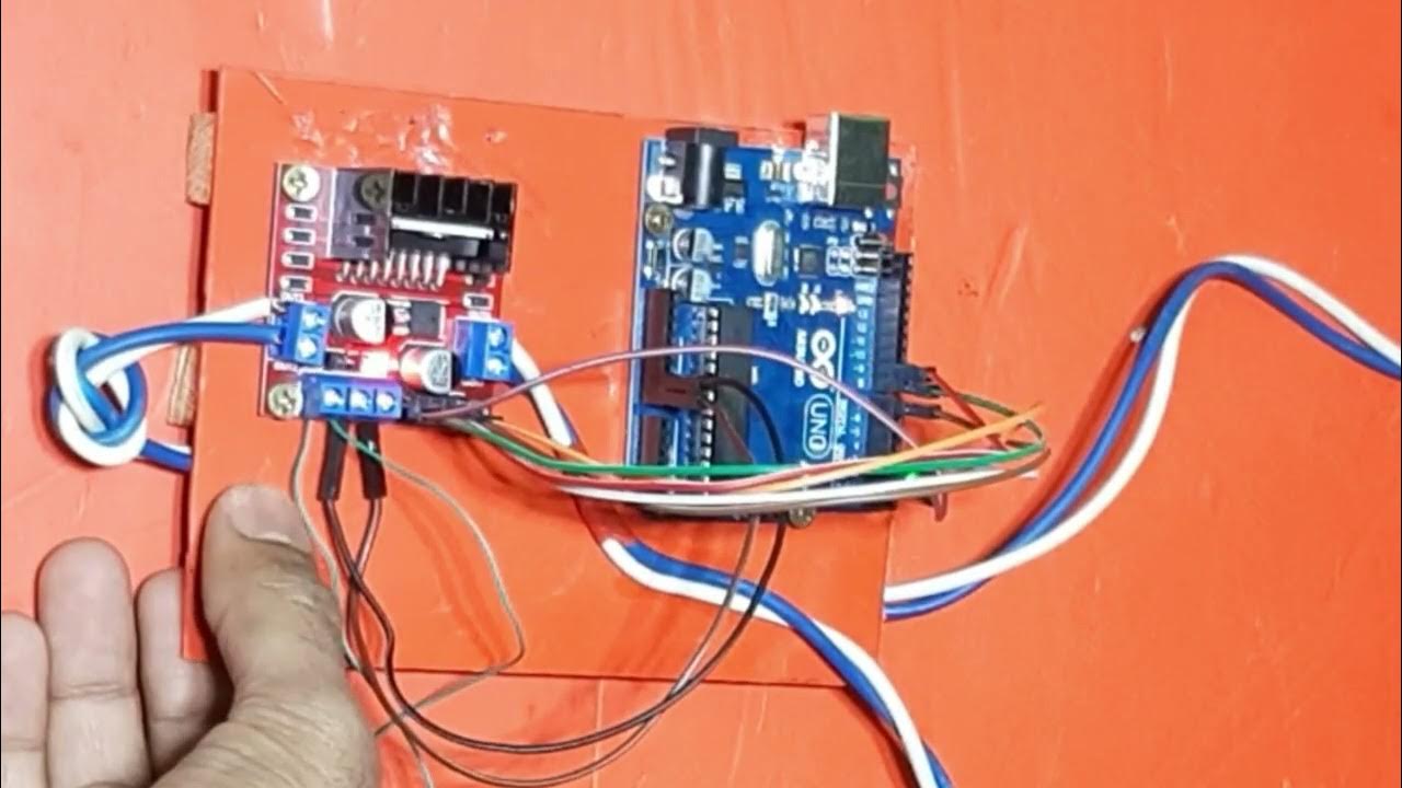 How to connect “L298N Motor Controller” to “Arduino Uno” - YouTube