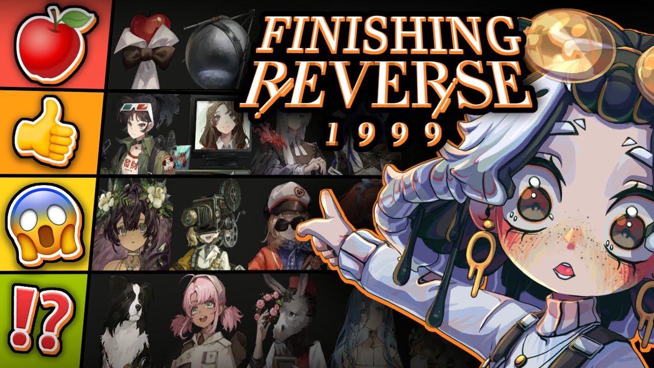 🍎 FINALLY Finishing Ranking Reverse 1999 Characters by Their Designs 🎨 ...
