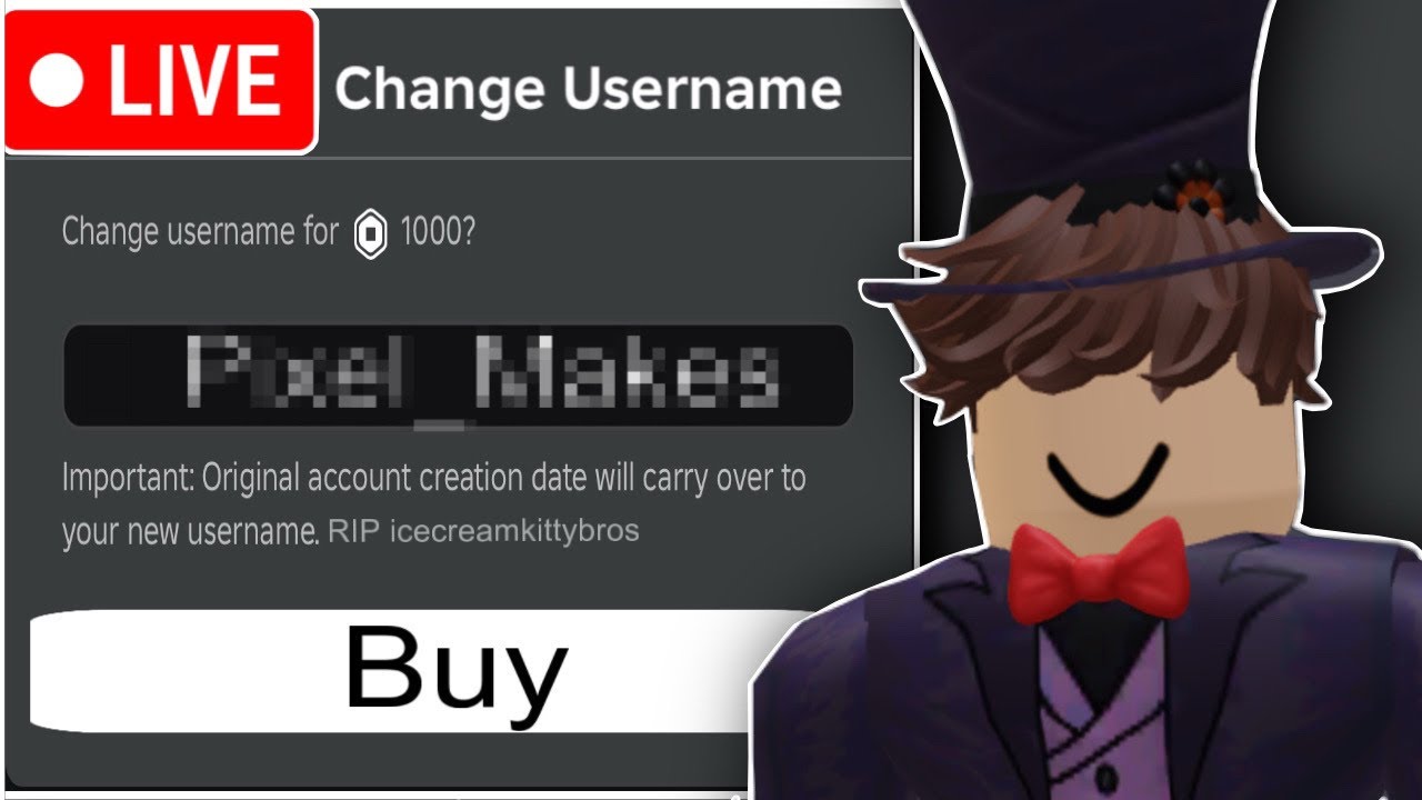 I Changed My Roblox Username… - YouTube