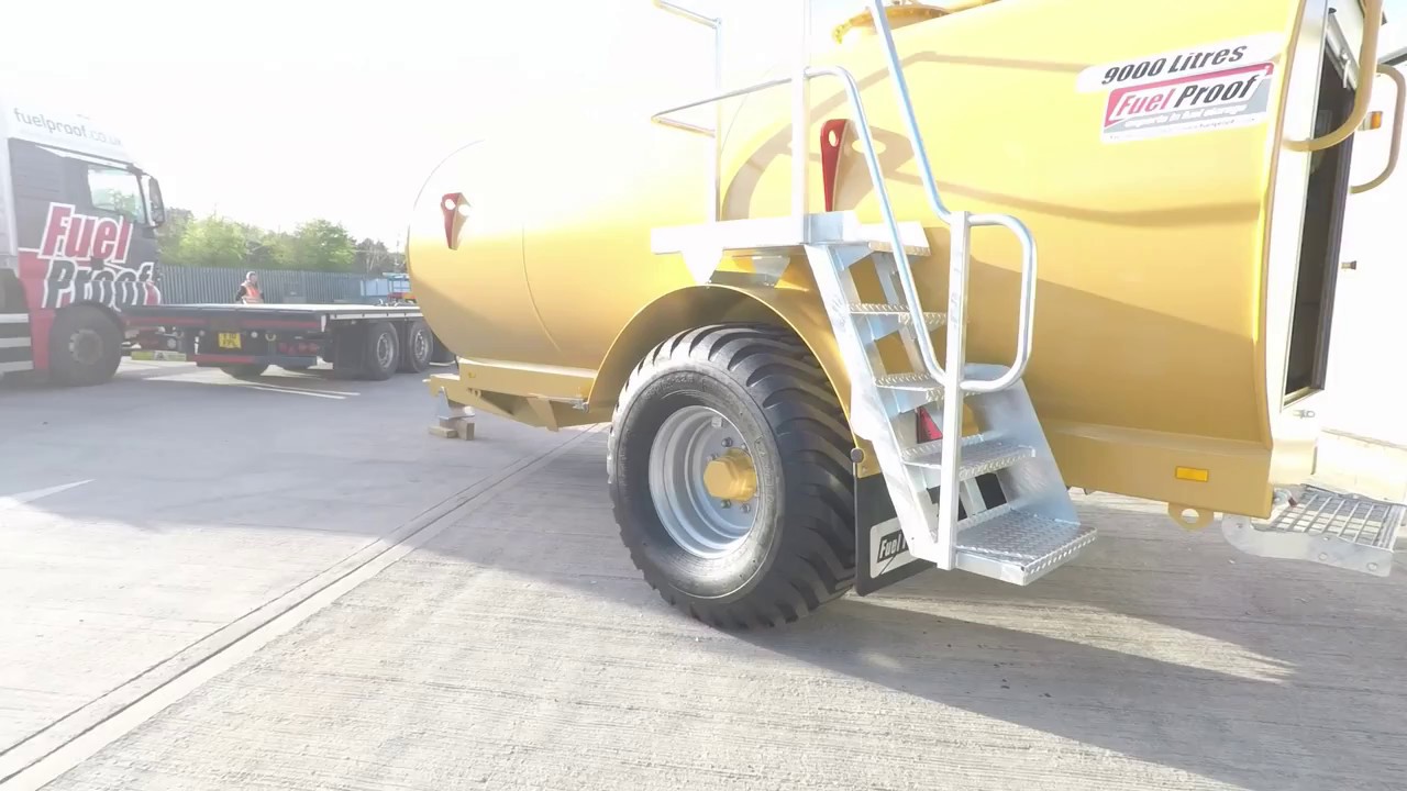 Fuel Proof 9000L Site Tow Fuel Bowser - AF Gruppen, Norway - YouTube