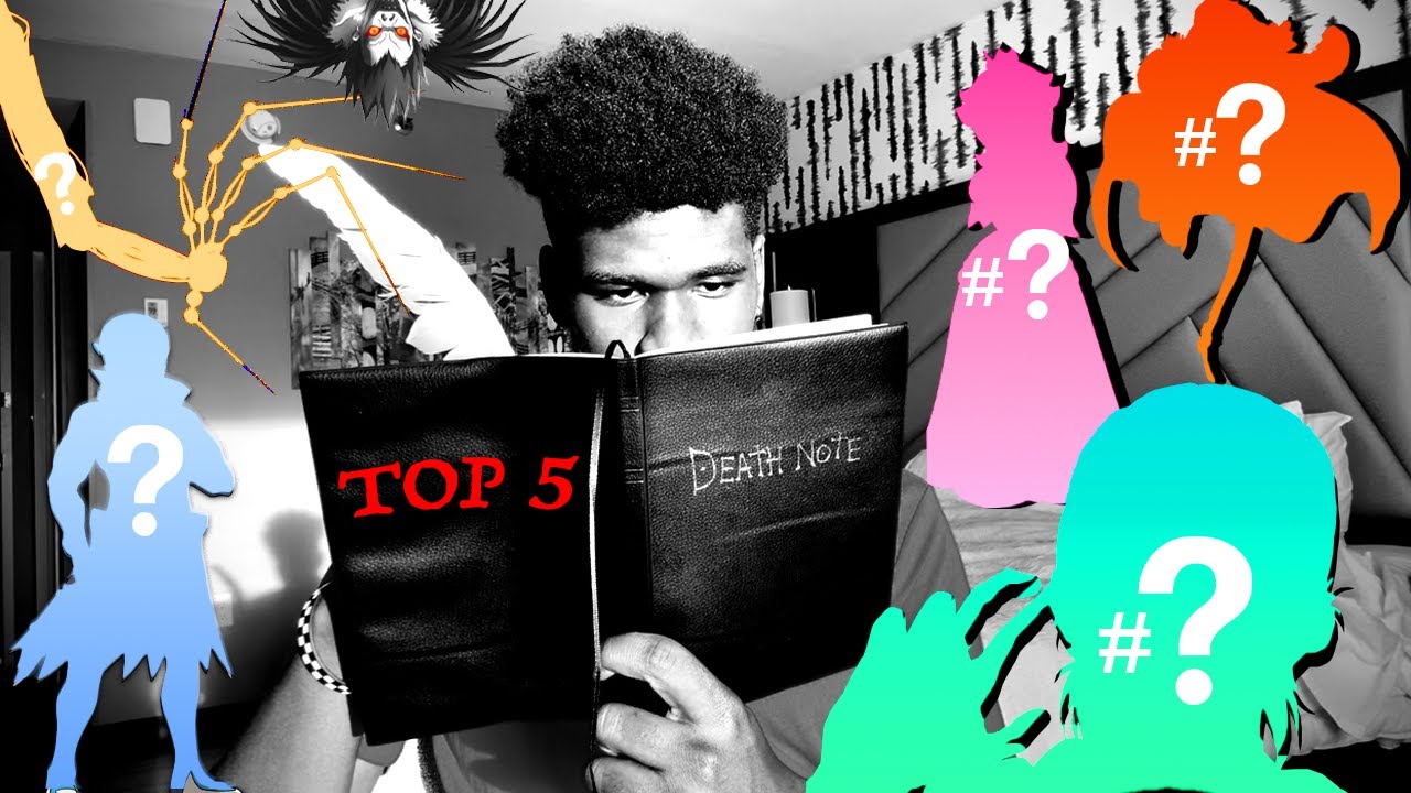 THE TOP 5 MOST DEATH NOTE WORTHY CHARACTERS!!! - YouTube