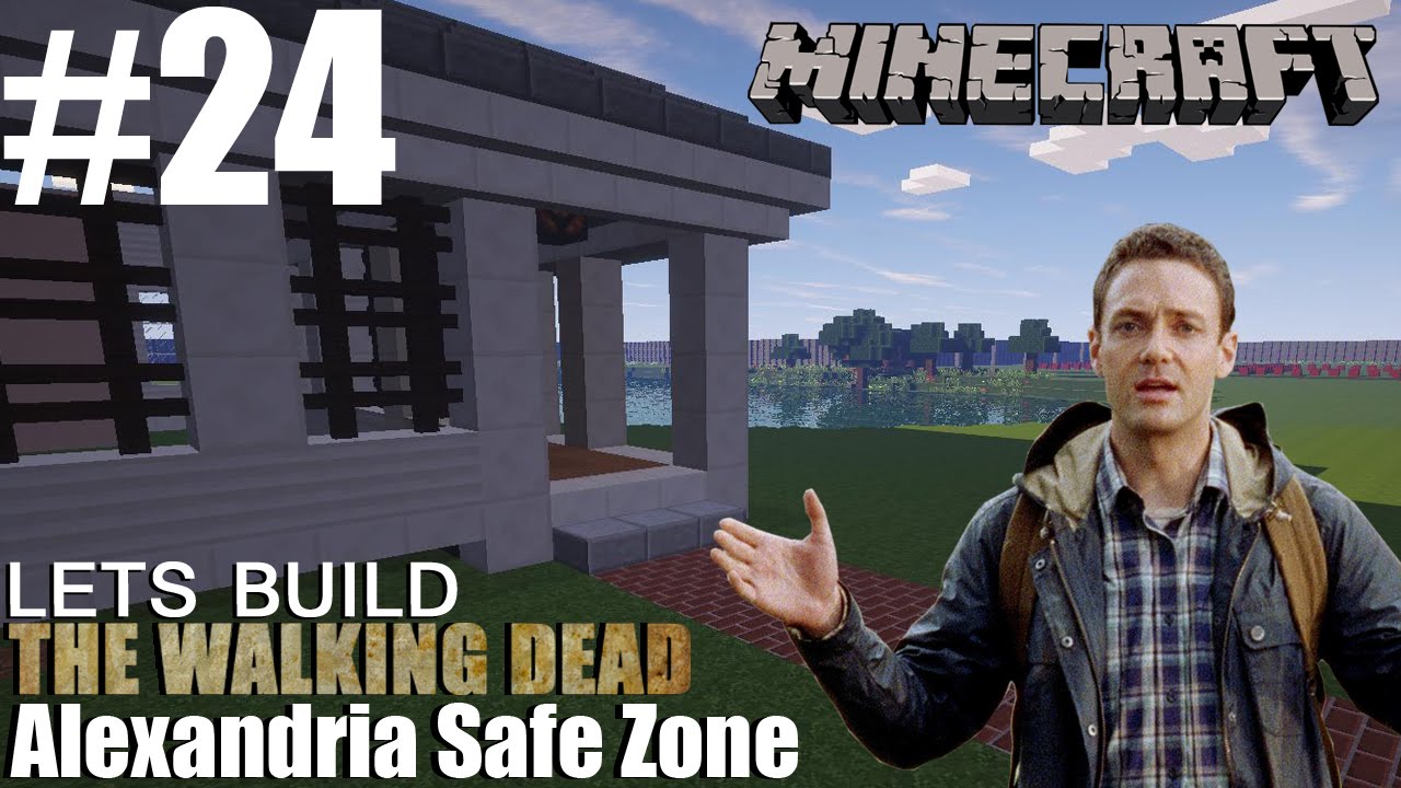 Minecraft | Lets Build The Walking Dead | Alexandria Safe Zone ...