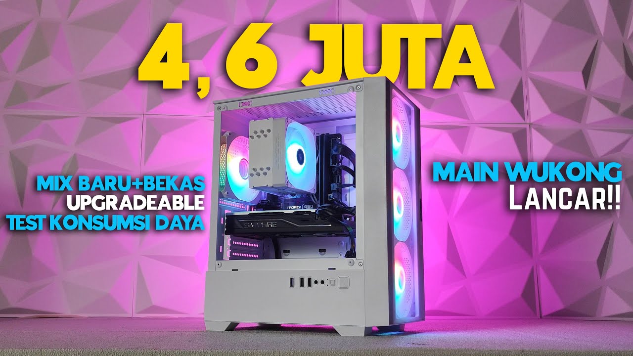 Rakitan PC Putih Murah! Komponen Baru dan Bekas - Gaming Lancar Ft NYK Neiro FC2 - YouTube