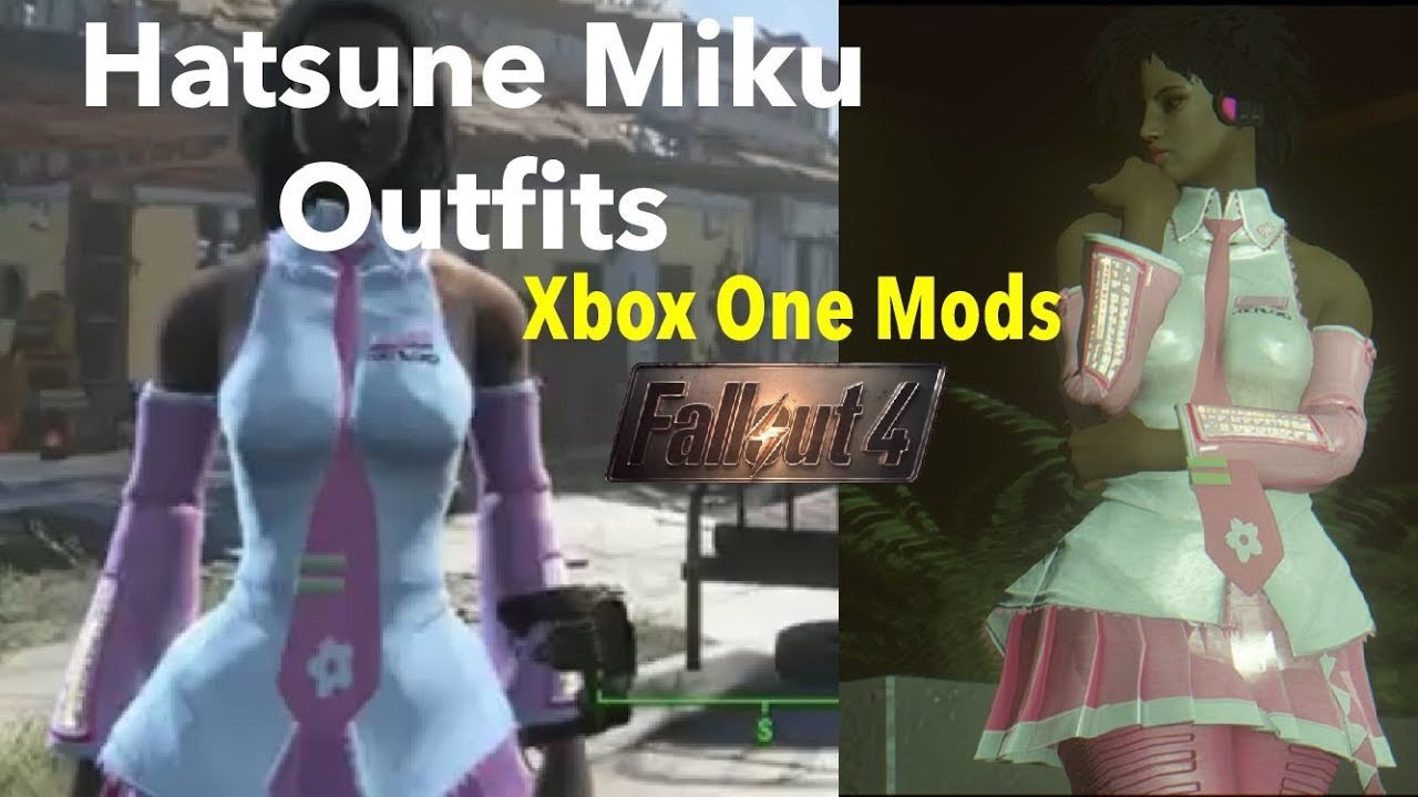 Hatsune Miku Outfits Fallout 4 Xbox One Mods - YouTube