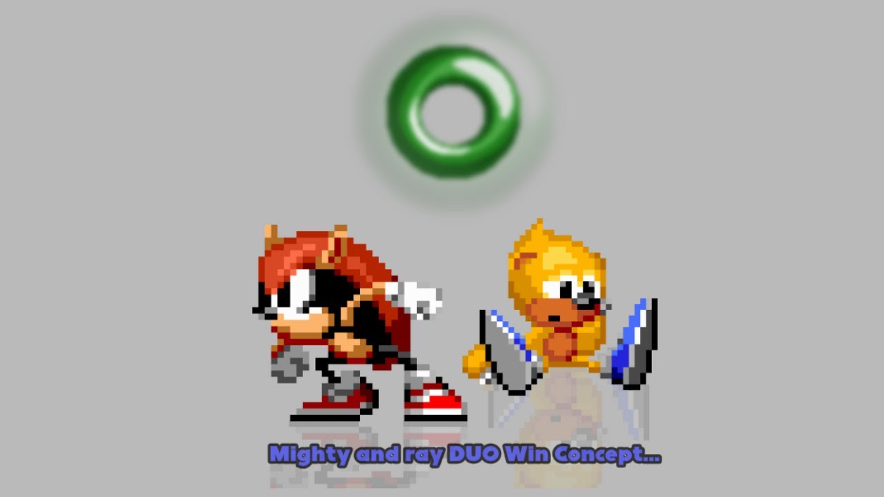 Mighty And Ray Duo Win Concept| Outcome Memories (Sprite Animation ...