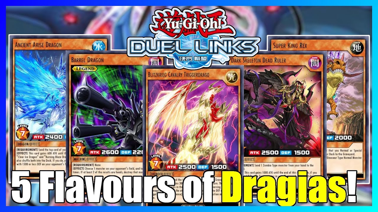 Dragias and Friends!! | Rush Duel Links Deck Profile: Aggro!! - YouTube