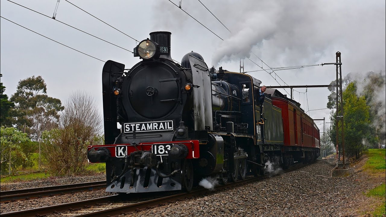 Steamrail Victoria’s Glen Waverley Shuttles | K183 & K190 - YouTube