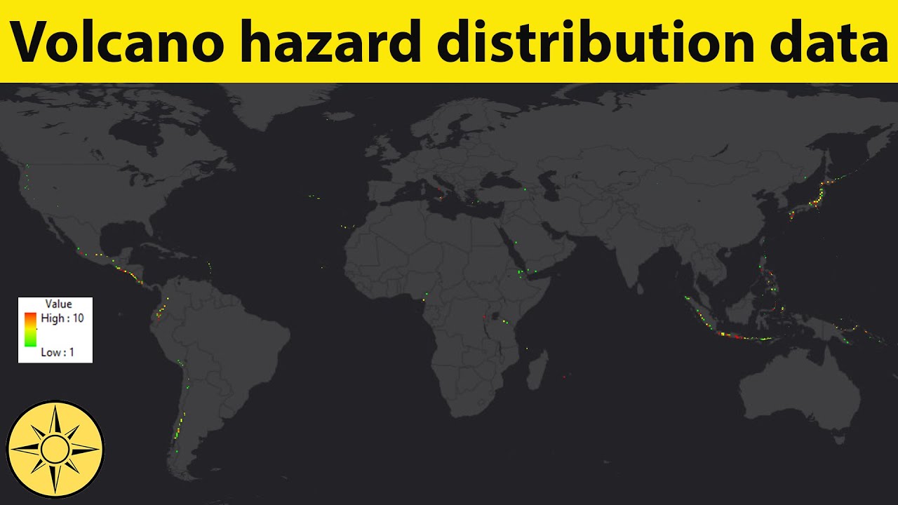 Get free global volcano hazard distribution data - YouTube