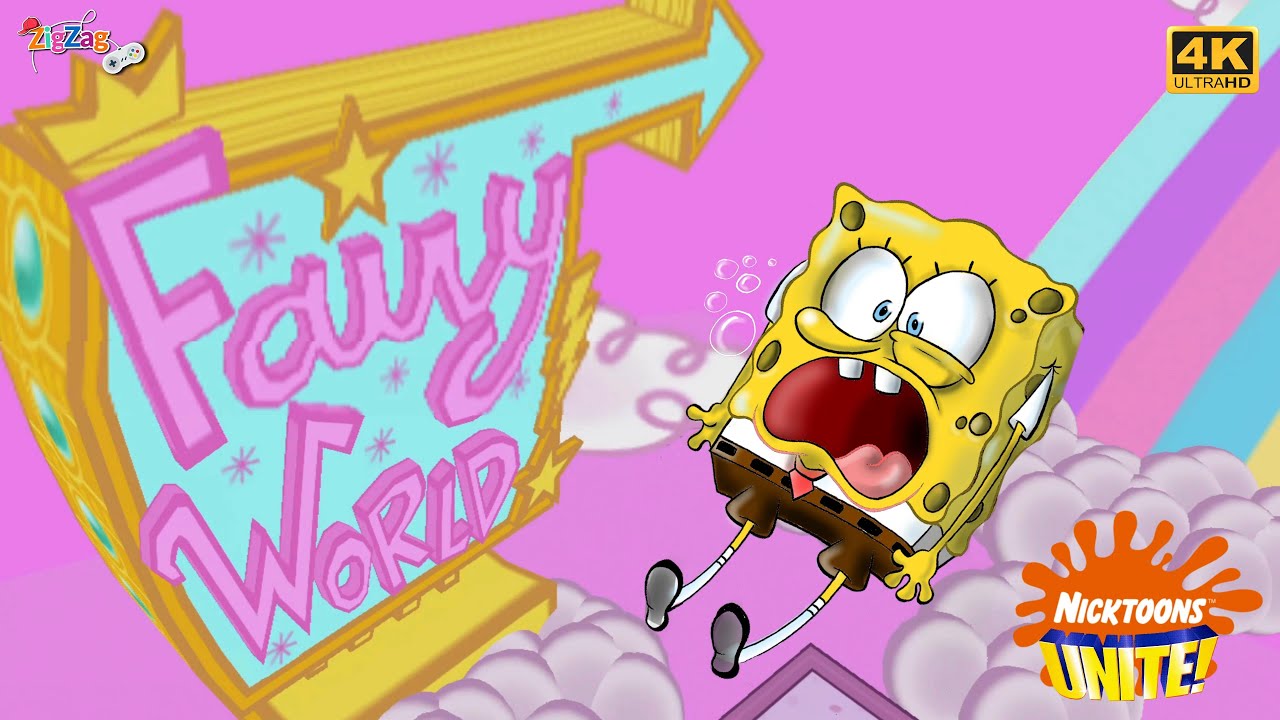 SpongeBob Nicktoons Unite! #10 | Fairy World | Português 4K ...