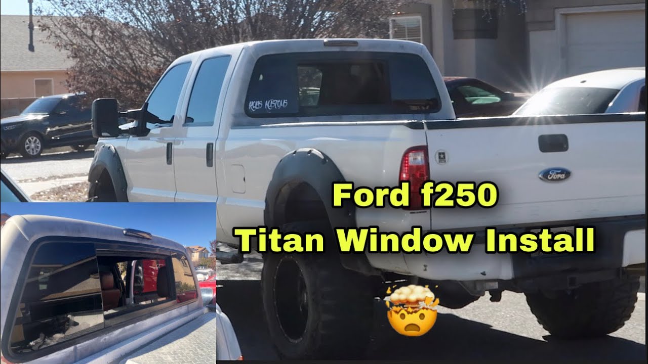 First in NM titan window installed on a ford - YouTube