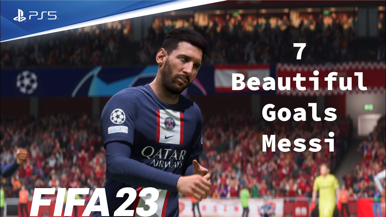 7 Beautiful Goals By Lionel Messi at PSG [FIFA 23 Pro Camera 4K] - YouTube